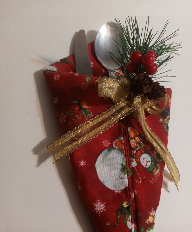 napkin clothes silverware holder, 1 gorgeous holder, Xmas! X35 ...