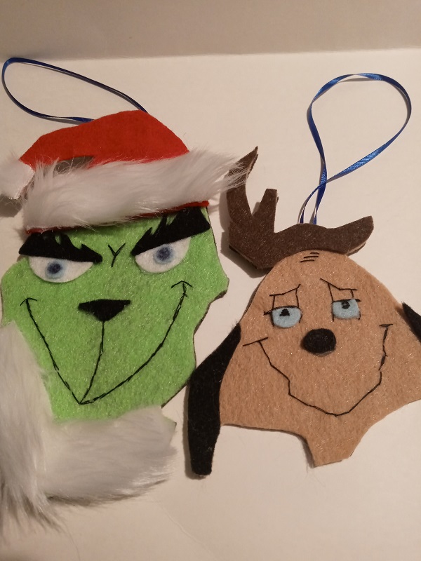 grinch and max decor, 2 pleasing decor LX21 - Holiday decorations Blue ...
